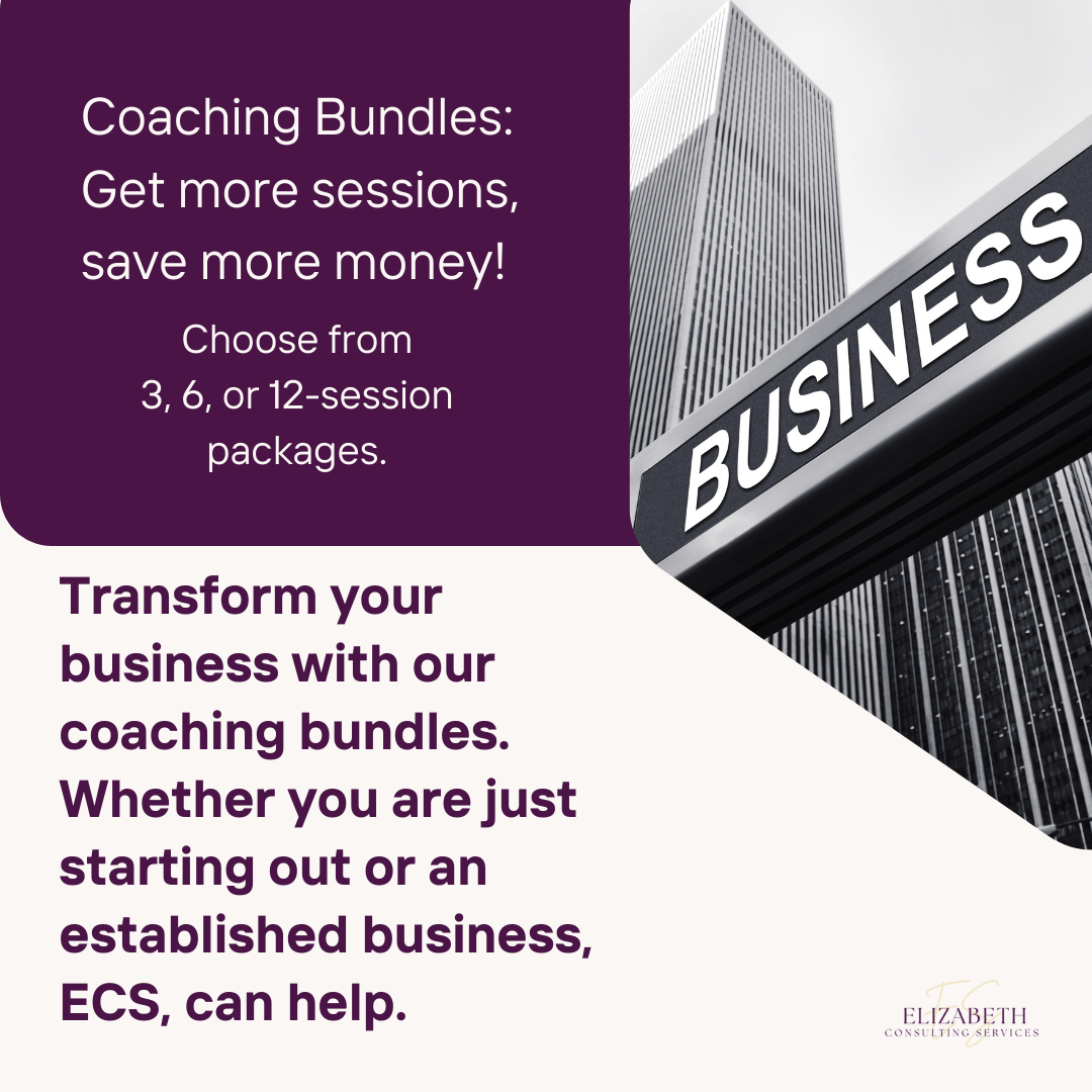 3 Session Coaching Plan - Elizabeth Consulting Services 3 Session Coaching Plan - Elizabeth Consulting Services